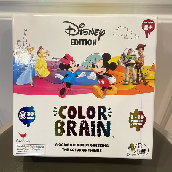 Disney | Toys | New Disney Edition Color Brain A Game About Guessing ...
